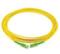China SC APC Simplex 3.0mm Single Mode Fiber Optic Patch Cord Cable 9/125 G652D for sale