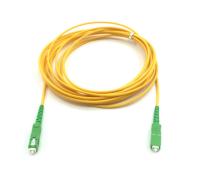 China SC APC Simplex 3.0mm Single Mode Fiber Optic Patch Cord Cable 9/125 G652D for sale