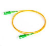 China SC APC Simplex 3.0mm Single Mode Fiber Optic Patch Cord Cable 9/125 G652D for sale