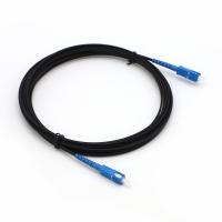 China G657A1 Indoor FTTH Drop Fiber Optic Cable , Sc To Sc Fiber Patch Cable for sale