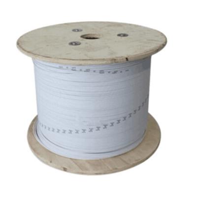 China White KFRP 12 Cores G657A FTTH Drop Fiber Optic Cable for sale