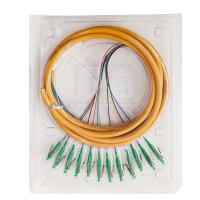 China LSZH 1650nm LC APC 0.9mm FTTH Fiber Optic Pigtail for sale