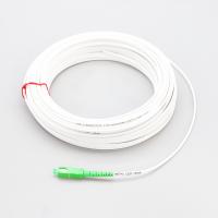 China White 0.9mm FTTH Drop Fiber Optic Cable , G652d Fiber Optic Cable for sale