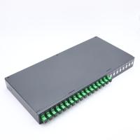 China 1x16 Rack Mount Steel Tube PLC Splitter 1260-1650nm Low Insertion Loss for sale