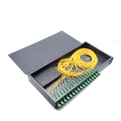 China 1x16 Simplex Rack Mount PLC Splitter 1260-1650nm Low Insertion Loss for sale