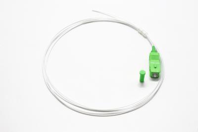 China FTTX Low PDL Single Mode Fiber Optic Pigtail SC APC 0.9mm G652 for sale