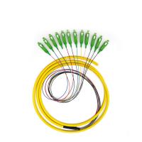 China 12 Color Bundle Sc Apc 1M Fiber Optic Pigtail Single Mode for sale