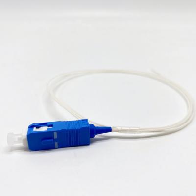 China White SC UPC G657A1 Pigtail For Fiber Optic Cable for sale