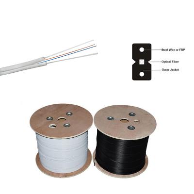 China Indoor 2 Cores SNT FDC FTTH Drop Fiber Optic Cable for sale