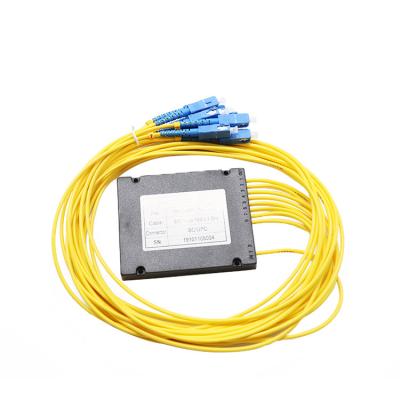 China Low Insertion Loss Abs Box Fiber Optic PLC Splitter , Splitter Plc 1x8 for sale