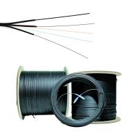 China PVC G657A1 FRP 8 Core Single Mode Fiber Optic Drop Cable for sale
