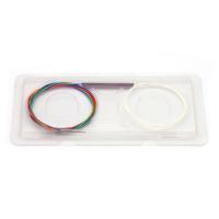 China 1x4 Steel Tube Single Mode PVC G657A Fiber Optic PLC Splitter 1260-1650nm for sale
