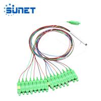 China 1m ISO9001 PVC Low PDL Fiber Optic PLC Splitter for sale