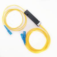 China 1x2 ABS Box Fiber Optic FBT Coupler SC/UPC 1310 1490 1550nm 55dB for sale