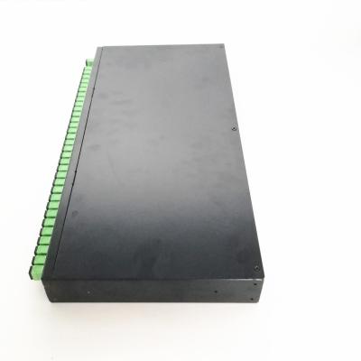 China 1x32 PLC Fiber Optic Splitter Box 1m Steel Tube Low PDL 1260-1650nm for sale