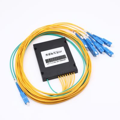 China 1*8 Abs Box Type With Sc Upc Connector Fiber Optic Plc Splitter for sale