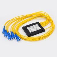 China 1x8 SC UPC PLC Splitter ABS Box 1260-1650nm Low Insertion Loss for sale