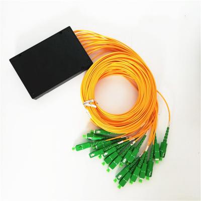 China 1*8 Abs Box Type With Sc Apc Connector Fiber Optic Plc Splitter for sale