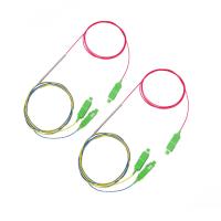 China Low Excess Loss 50/50 Ratio Fiber Optic FBT Coupler 1310nm 1550nm Dual Window for sale