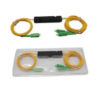 China SC APC 1m Triple Window ABS Box Fiber Optic FBT Coupler for sale
