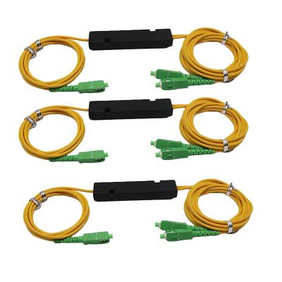 China SC APC ABS Box Fiber Optic FBT Coupler For CATV Systems for sale