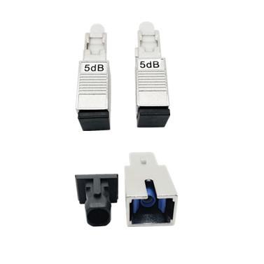 China Inline ISO14001 SC UPC 55dB Fiber Optic Attenuator for sale