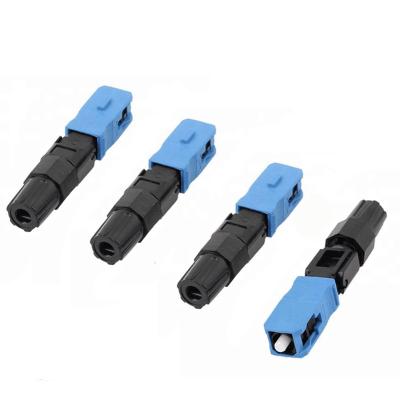China RL Performance Simplex SC UPC Fiber Optic Fast Connector 125μm 250μm for sale