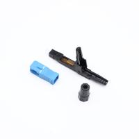 China RL Performance Simplex SC UPC Fiber Optic Fast Connector 125μm 250μm for sale