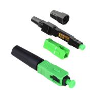 China Field Assembly 60mm Fiber Optic Fast Connectors for sale