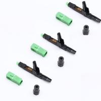 China SC APC Fiber Optic Fast Connector 3.0mm Drop Cable FTTH Pre-Embedded ≤0.3dB for sale