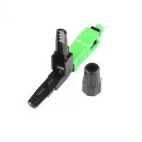 China Fiber Optic Fast Connector SC APC 2.0mm 3.0mm Low Insertion Loss 0.25dB for sale