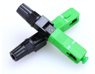 China SM MM High Return Loss 1550nm Fiber Optic Fast Connector 0.25dB for sale