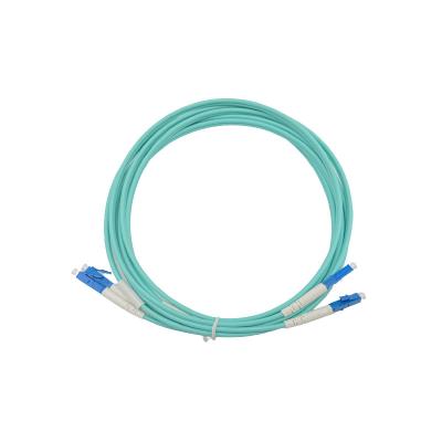 China LC UPC G652D G657A Multimode Duplex FTTH Fiber Optic Patch Cord 1m for sale