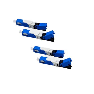 China SC UPC Fiber Optic Fast Connector G657A1 G657A2 125μm Field Installable for sale