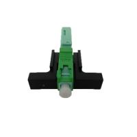 China FTTH SC APC Simplex 15s Fiber Optic Fast Connector for Drop Cable 0.9mm 2x3mm for sale