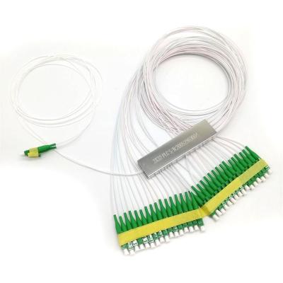 China Lc/Apc Connector G657a PVC 2×32 1meter FTTH Fiber PLC Splitter for sale
