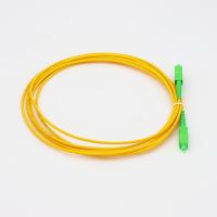 China OM3 50/125um 3.0mm Fiber Optic Patch Cord SC APC Low Insertion Loss for sale