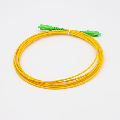 China ISO9001 Fiber Optic Simplex G657a1 Sc Apc Patch Cord for sale