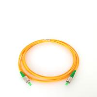China Simplex PVC G652D Fc/Apc Connector Fiber Optic Patch Cord for sale
