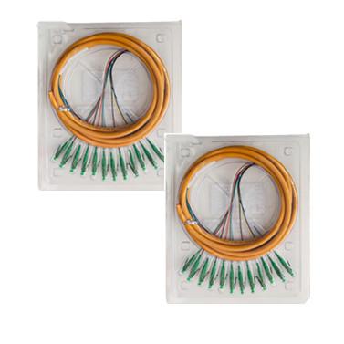 China High Return Loss 12 Cores SM SX LSZH Pigtail Lc Duplex for sale