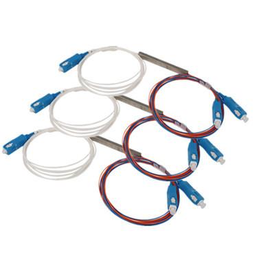 China LSZH/PVC 1*2 SC/UPC Steel Tube Type PLC Splitter for sale