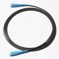China G652D LSZH 2.0x5.3mm FTTH Drop Fiber Optic Patch Cord 1km GR326 for sale