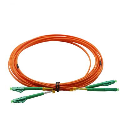 China Multi Mode PVC G652D Lc Apc To Lc Apc  Fiber Optic Patch Cord for sale