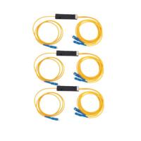 China 1x2 SC UPC Fused Fiber Splitter 1310nm 1550nm Low PDL ABS Box Telecom for sale