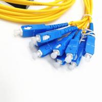 China SC/UPC 1X8 ABS Box Type Low Insertion Loss Fiber Optic PLC Splitter for sale