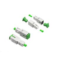 China SC APC Fixed Fiber Optic Attenuator 30dB Male to Female Metal Housing for sale