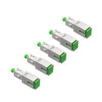China SC APC Fixed Fiber Optic Attenuator 30dB Male to Female Metal Housing for sale