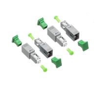 China SC APC Male to Female 10dB Fixed Optical Attenuator Low Back Reflection for sale