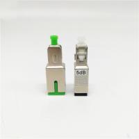 China SC APC Male to Female 10dB Fixed Optical Attenuator Low Back Reflection for sale