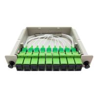China 1×8 Sc/Apc Connectror LGX Box Type Fiber Optic PLC Splitter for sale